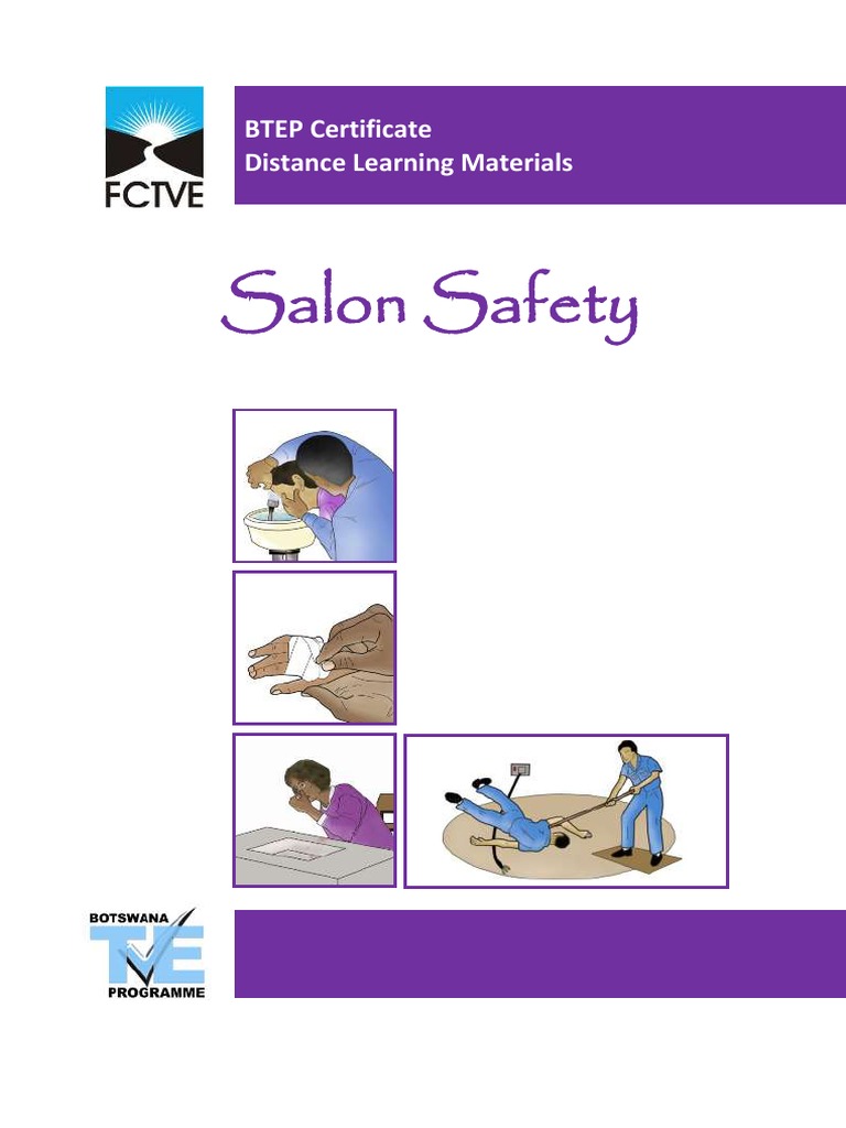 Salon Safety OER | PDF | Hygiene | Virus