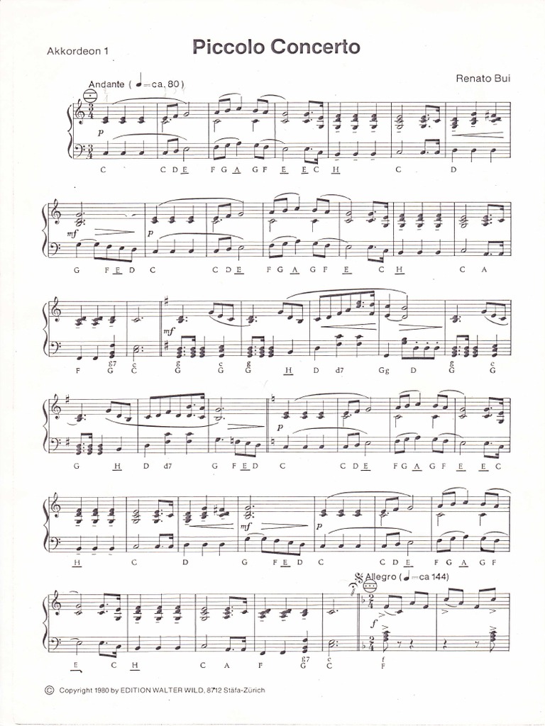 Piccolo Concerto PDF | PDF