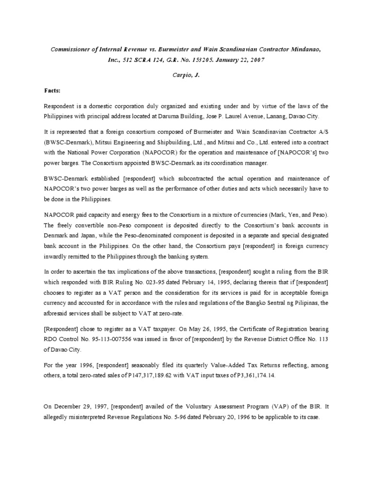VAT Zero-Rate Ruling for BWSC-Denmark | PDF | Value Added Tax | Invoice