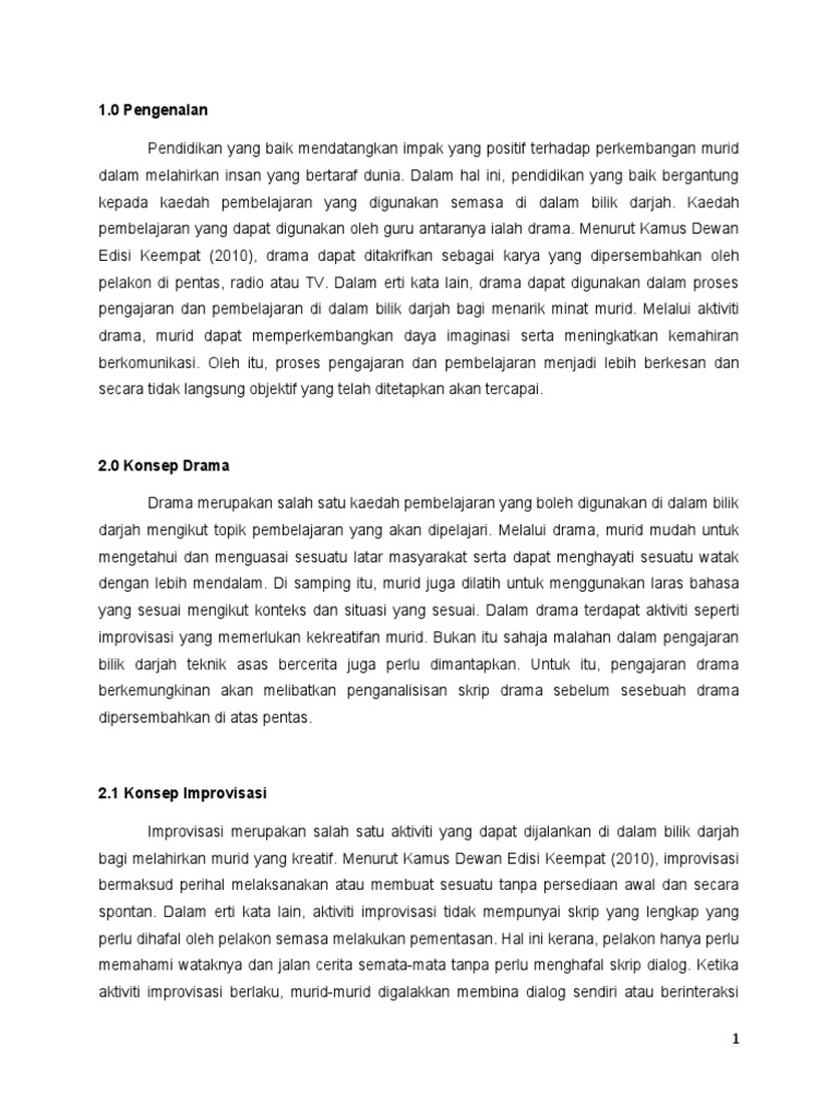 Esei Tugasan 1 | PDF