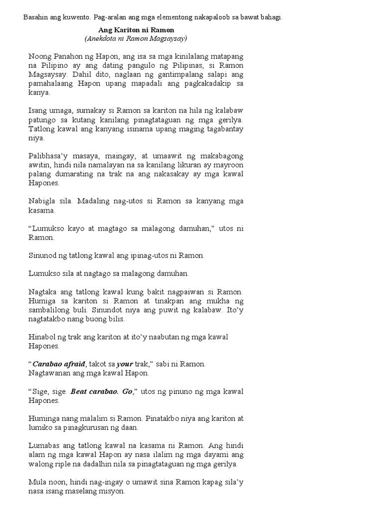 Anekdota Exercises | PDF