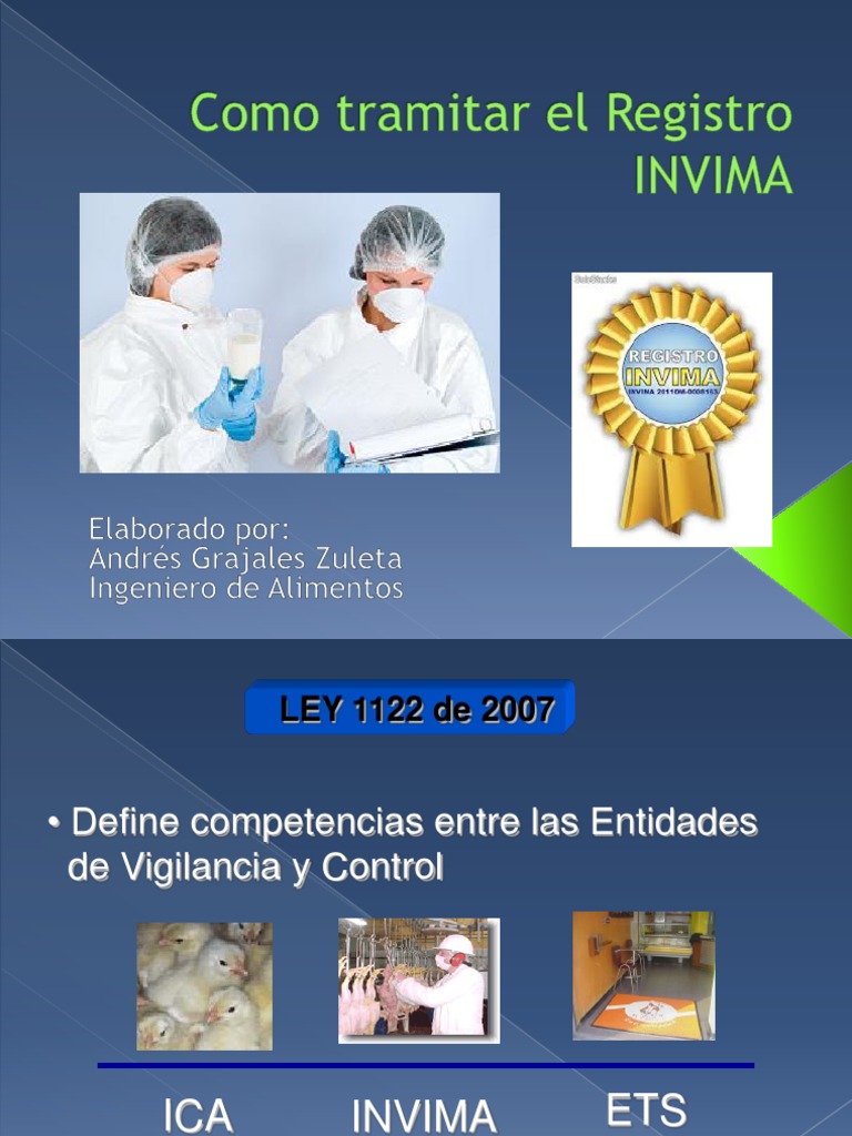 Registro Sanitario INVIMA | PDF | Alimentos | Comida y bebida
