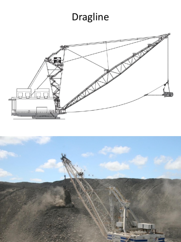 Giant Draglines: Moving Earth on a Massive Scale | PDF | Electric Motor | Electric Generator