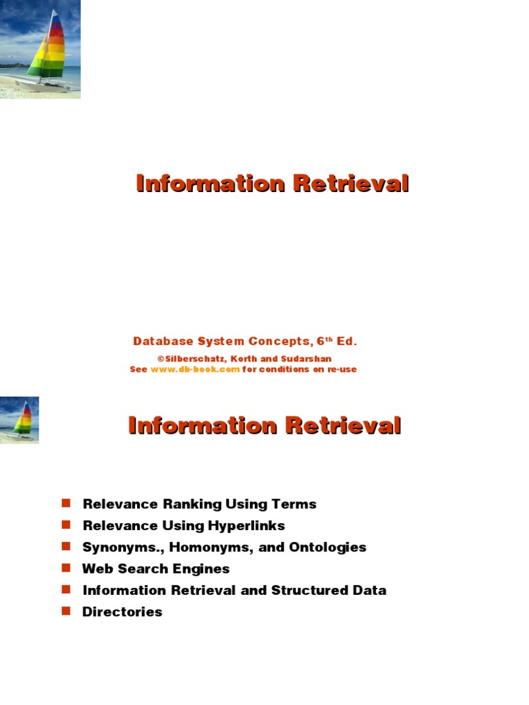 IR | PDF | Information Retrieval | Databases