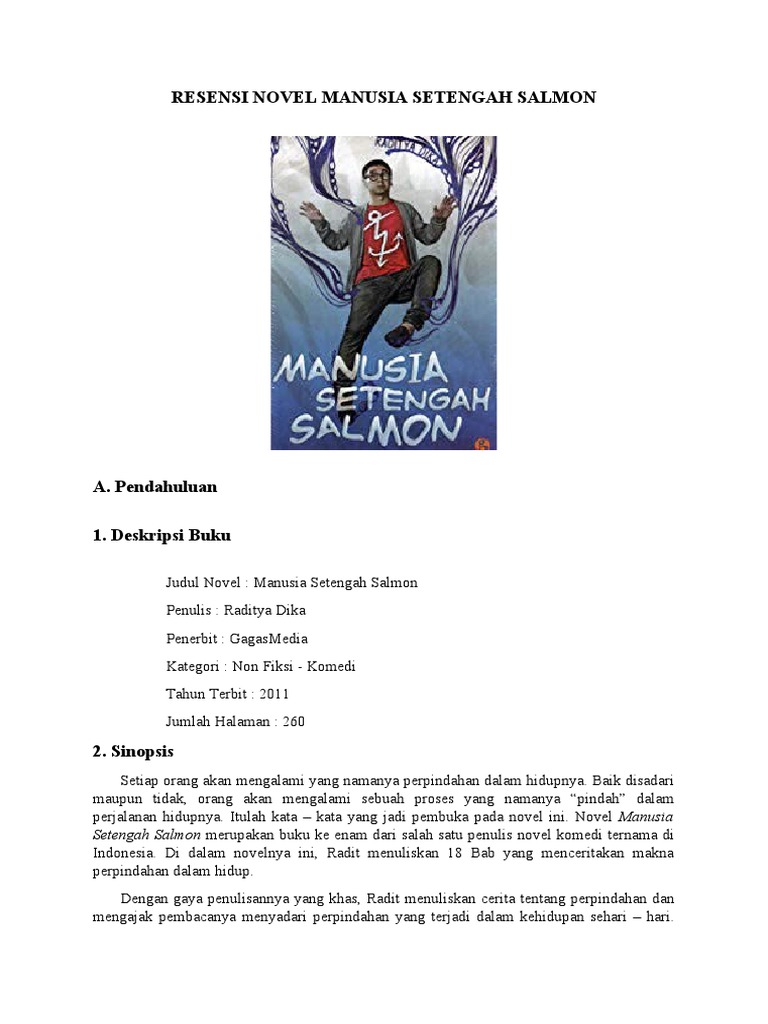 Resensi Novel Manusia Setengah Salmon | PDF