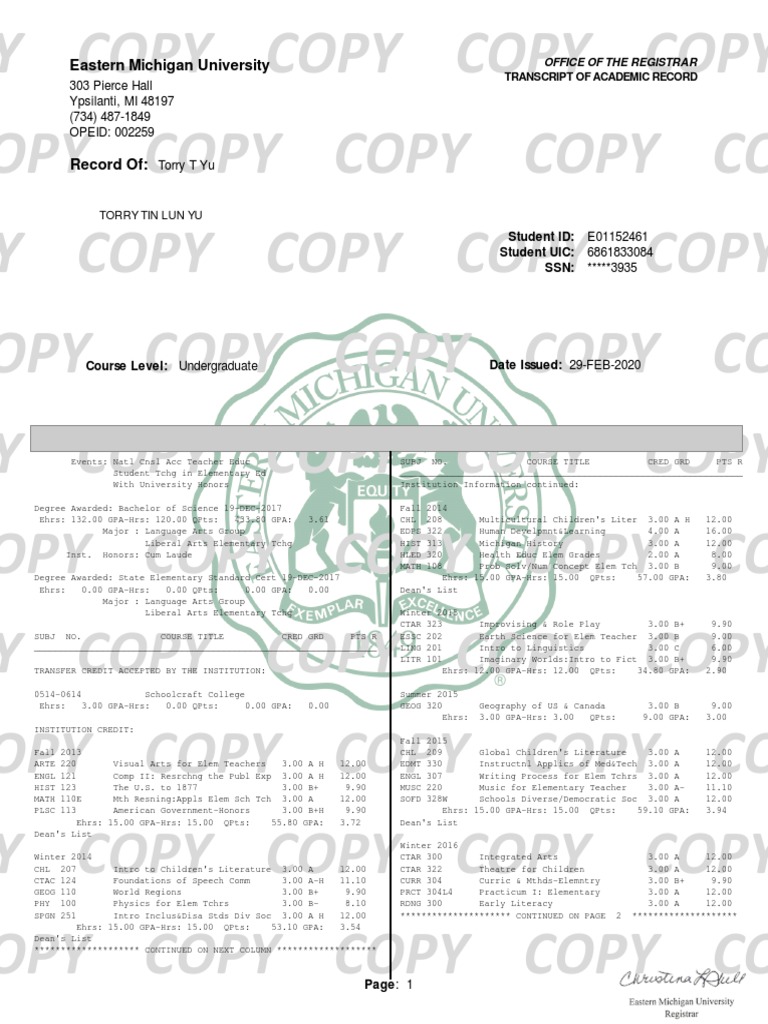 Transcript | PDF | Academia | Educational Stages