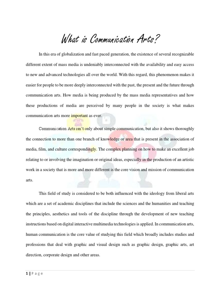 What Is Communication Arts | PDF | Mass Media | Graphic Design