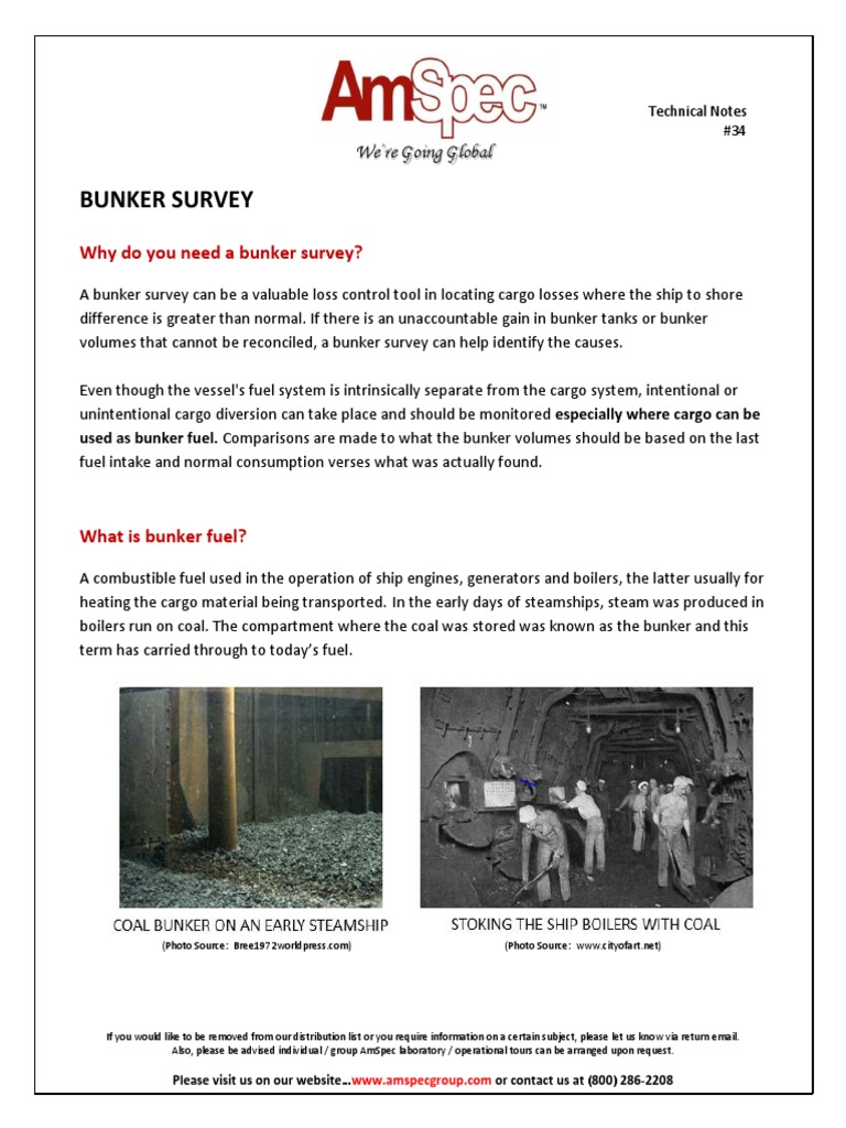 Bunker Survey Importance and Process | PDF | Fuel Oil | Fuels