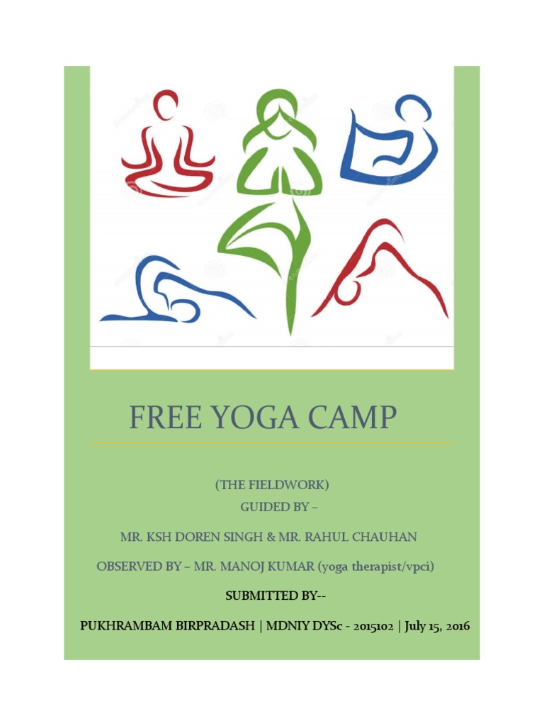 Project On Yoga Camp | PDF | Yoga | Asana