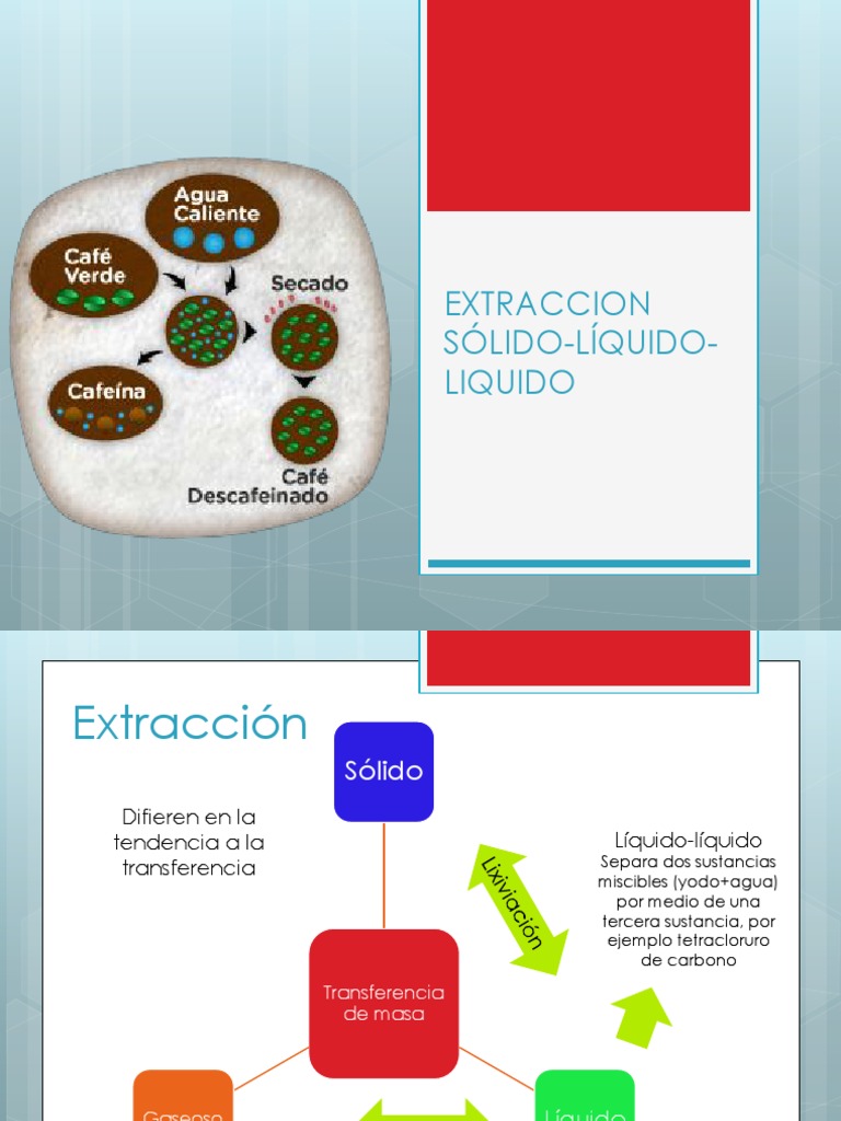 Extraccion Solido-Liquido - Liquido | PDF | Solvente | Ciencias fisicas