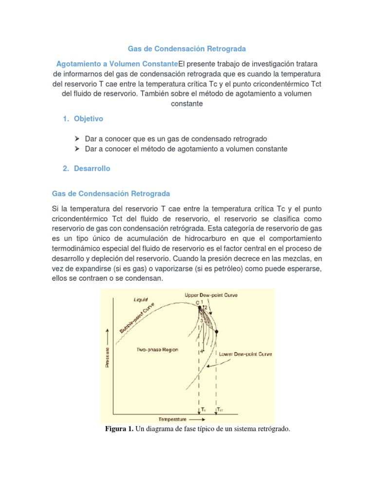 Gas de Condensación Retrograda y Métodos | PDF | Gases | Líquidos