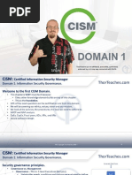 CISM Study Plan | PDF | Psychology | Cognitive Science