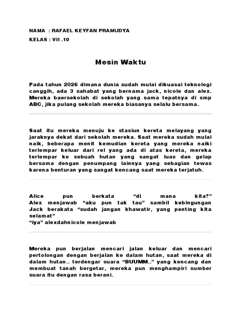 Tugas Rafa | PDF | Dewasa Muda