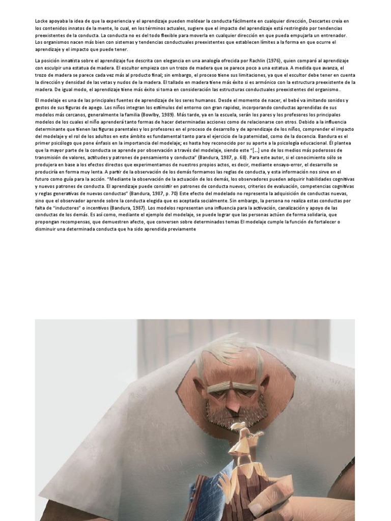 La Posición Innatista Sobre El Aprendizaje Fue Descrita Con Elegancia ...