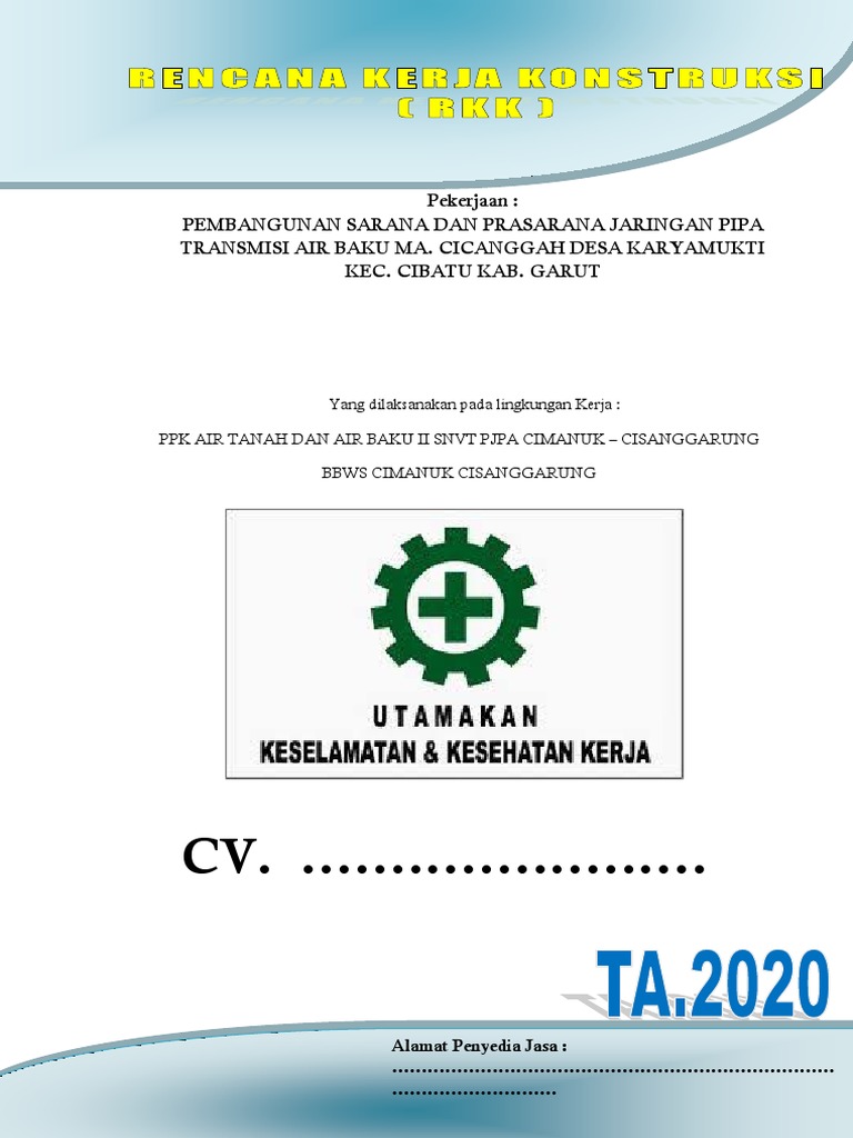 RKK - CV. A - Jar. Pipa Cicanggah - 2020 PDF | PDF