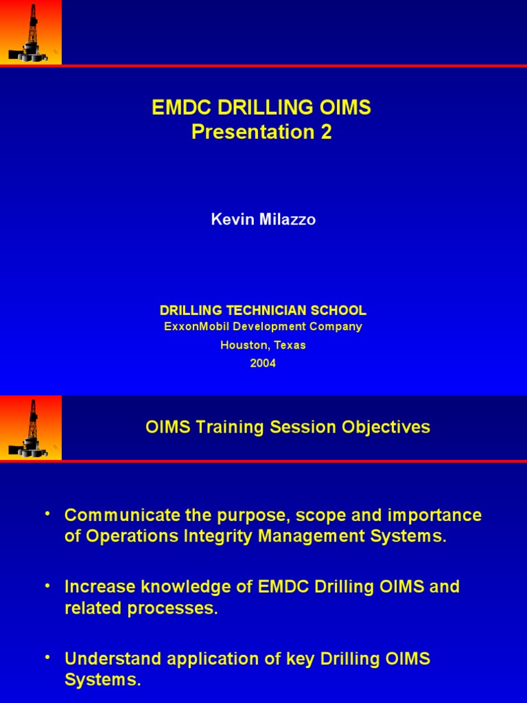 Understanding ExxonMobil's OIMS Framework | PDF | Risk Management ...