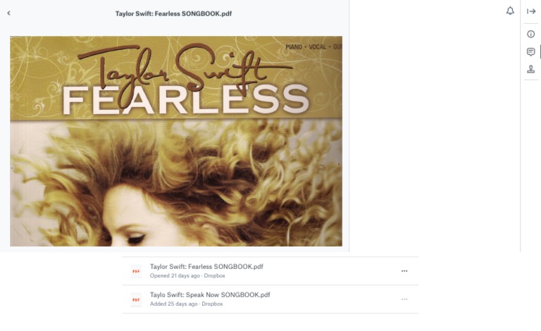 Taylor Swift - Fearless SONGBOOK PDF | PDF