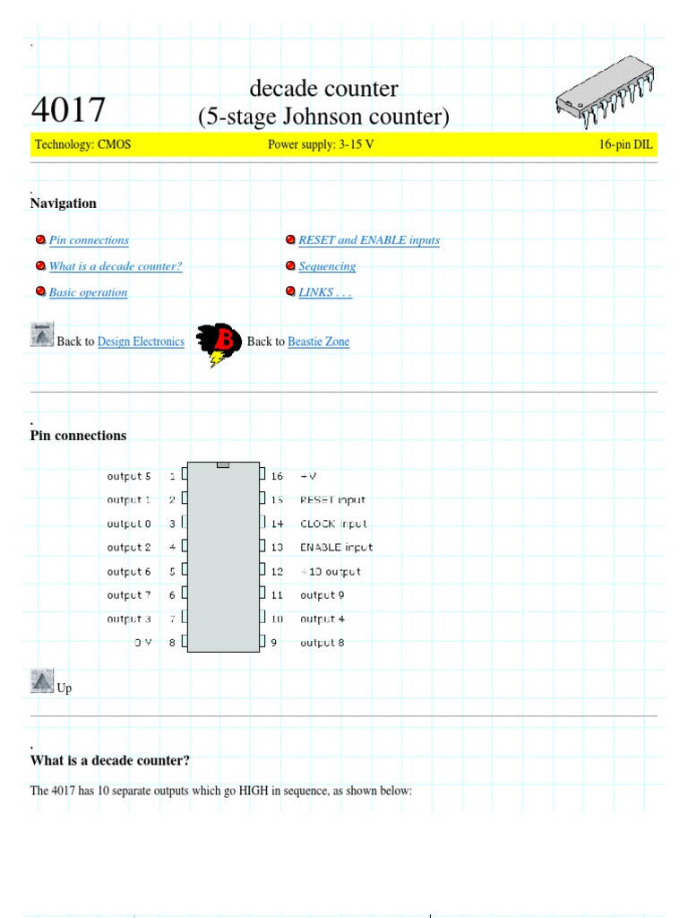 Controlling Traffic Lights with a Decade Counter: Using a 4017 Johnson ...