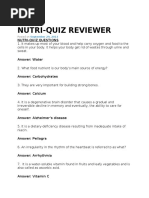 Nutrition Month Quiz Bee Reviewer | PDF | Foods | Vitamin