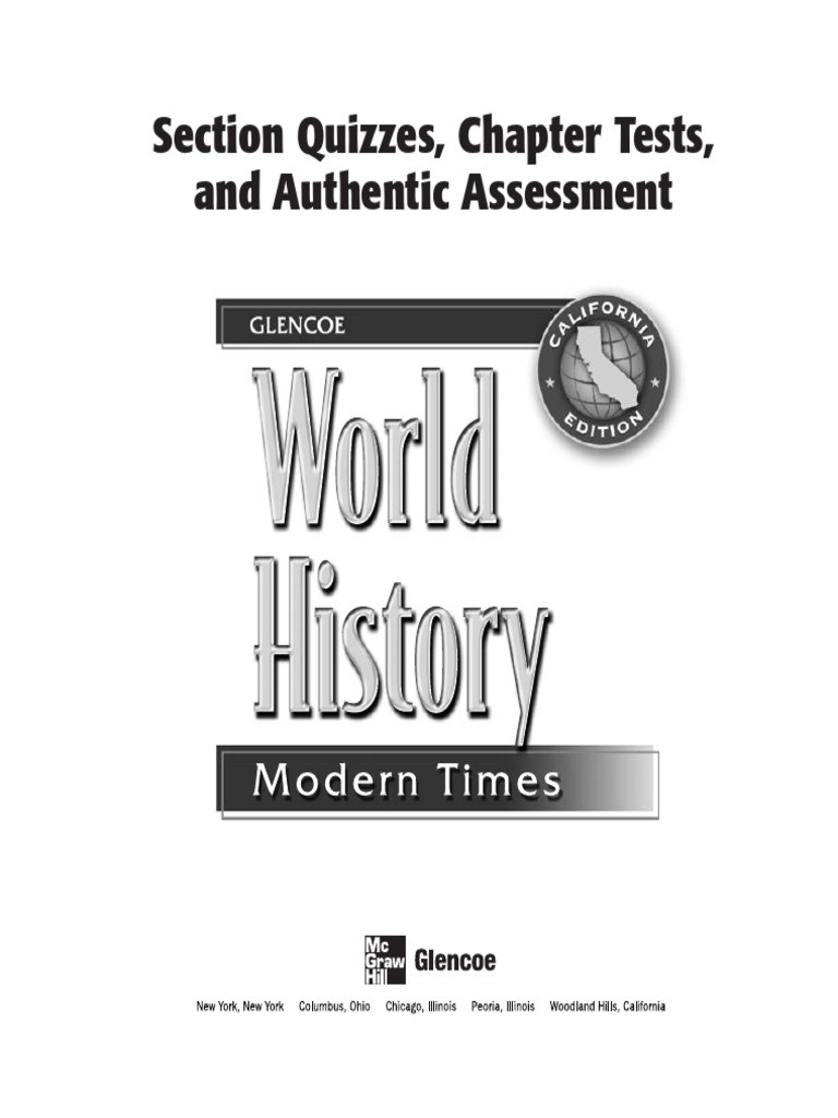 Section Quizzes, Tests PDF | PDF | Quiz | Educational Assessment