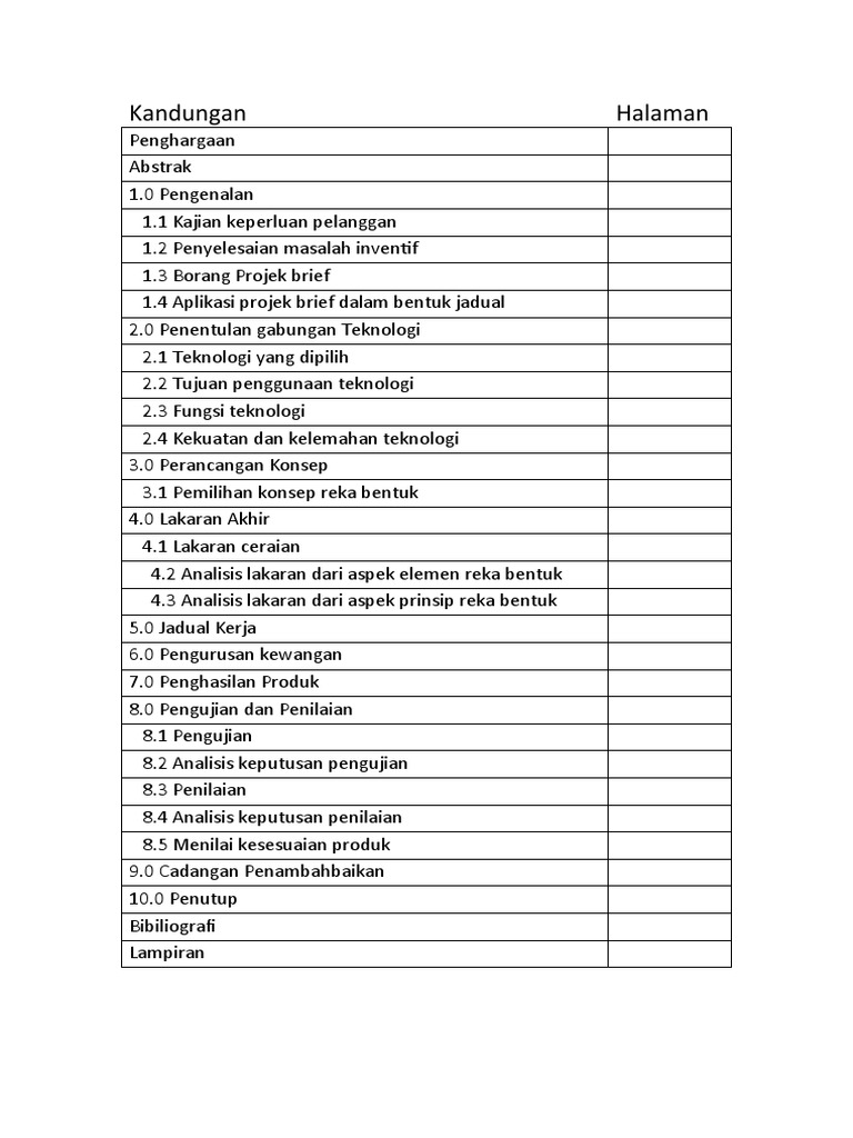 RBT Kerja Kursus F3 | PDF