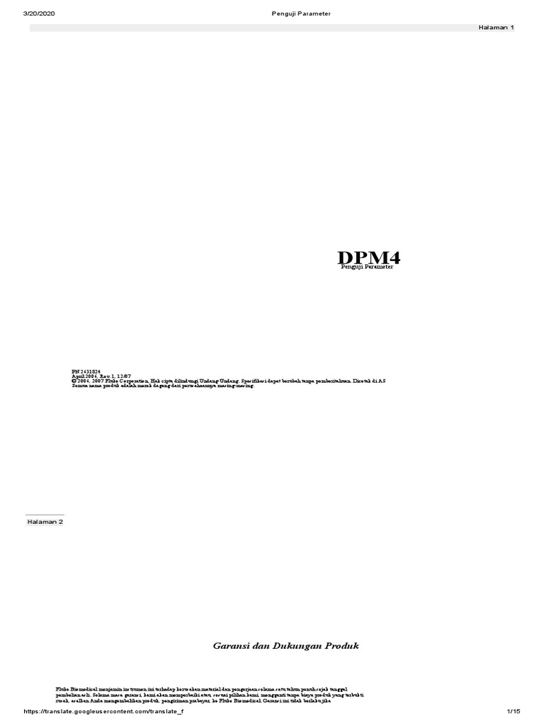 DPM PDF | PDF
