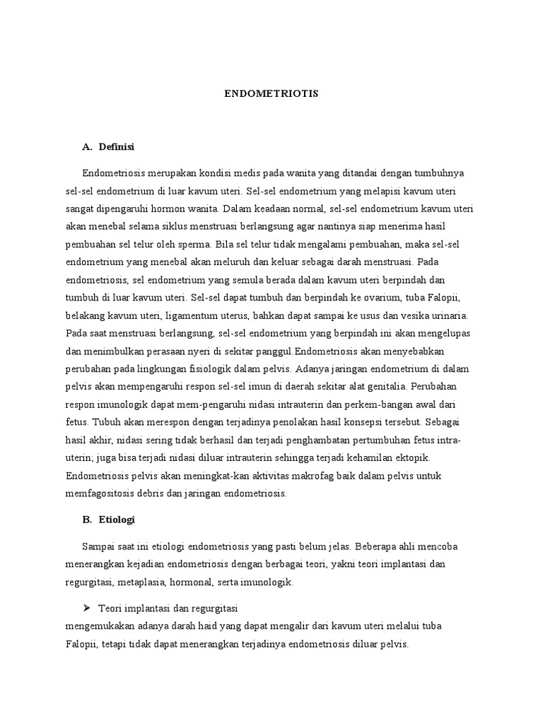 Askep ENDOMETRITIS Kel 5 | PDF