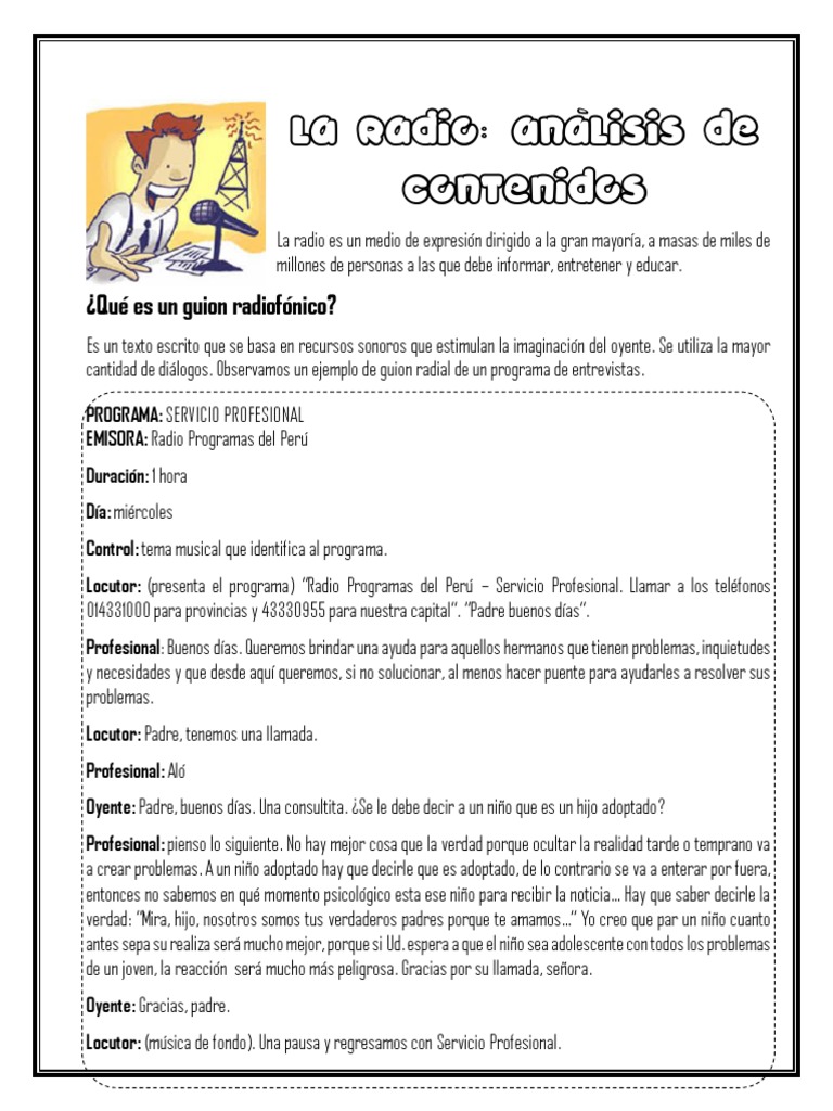 Guion Radial | PDF | Radio | Entretenimiento (general)