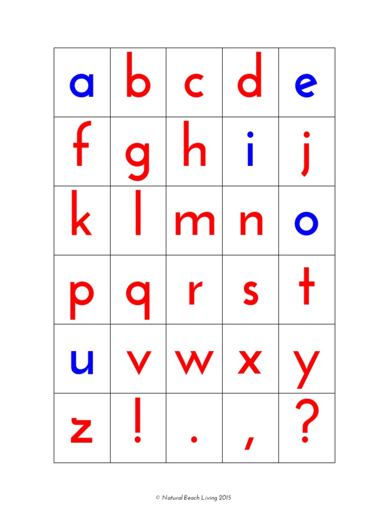 Tabel Abjad PDF | PDF