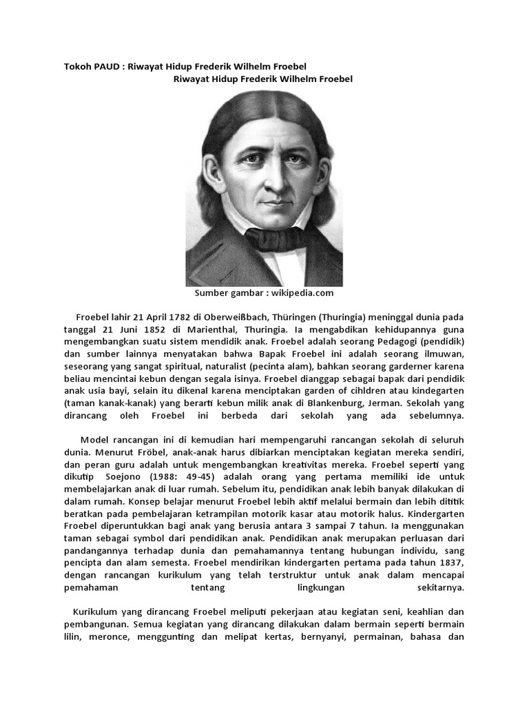 Tokoh PAUD | PDF | Kesehatan Holistik | Sains & Matematika