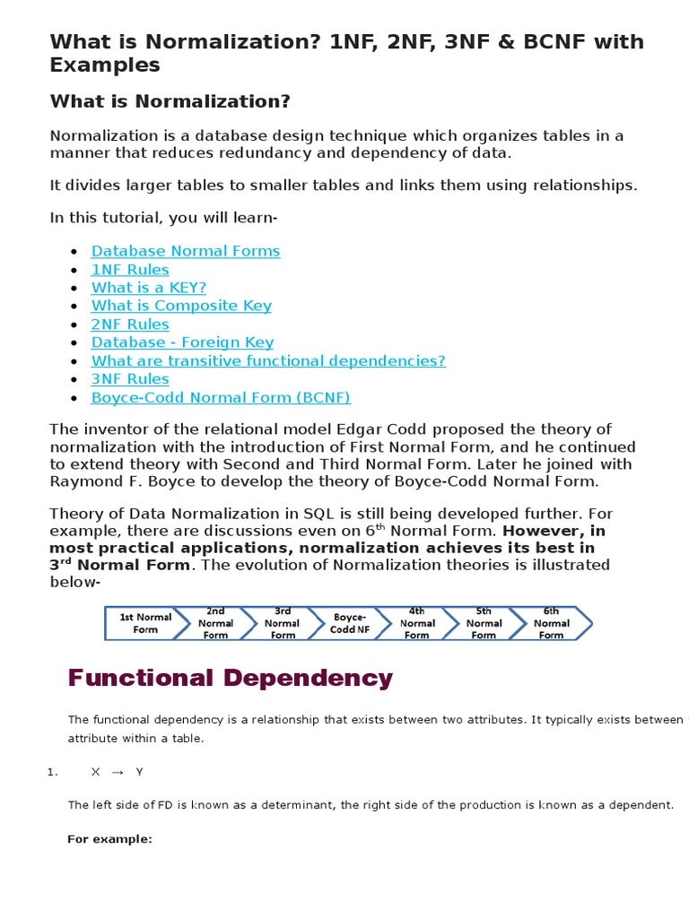 What Is Normalization | PDF | Databases | Information Retrieval