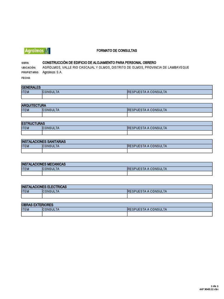 Formato Consultas | PDF