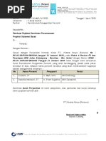 Surat Permohonan Pergantian Personil | PDF