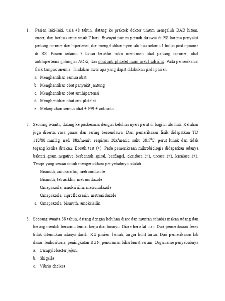 Soal Interna - GEH | PDF