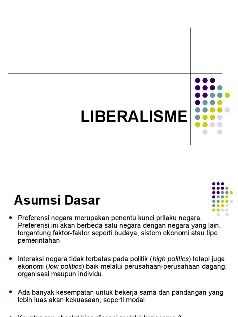 Liberalisme | PDF | Politik | Ilmu Sosial
