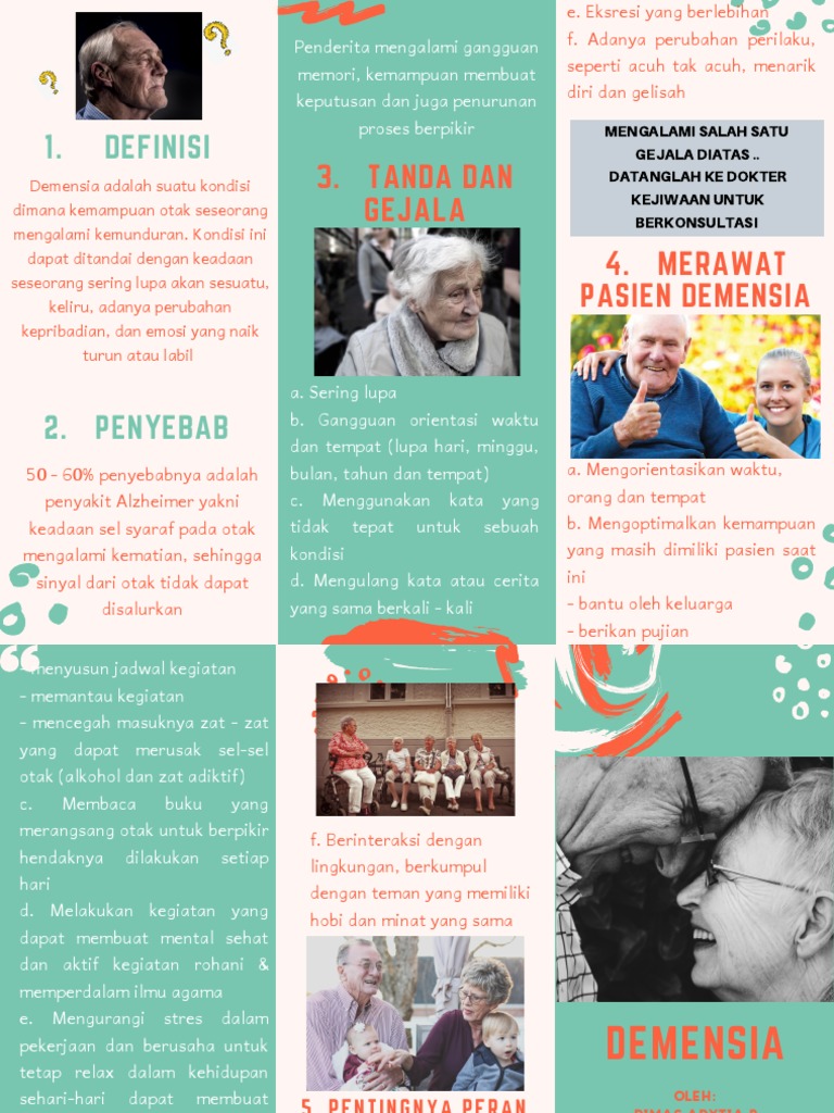 LEAFLET Demensia | PDF | Pengembangan Diri
