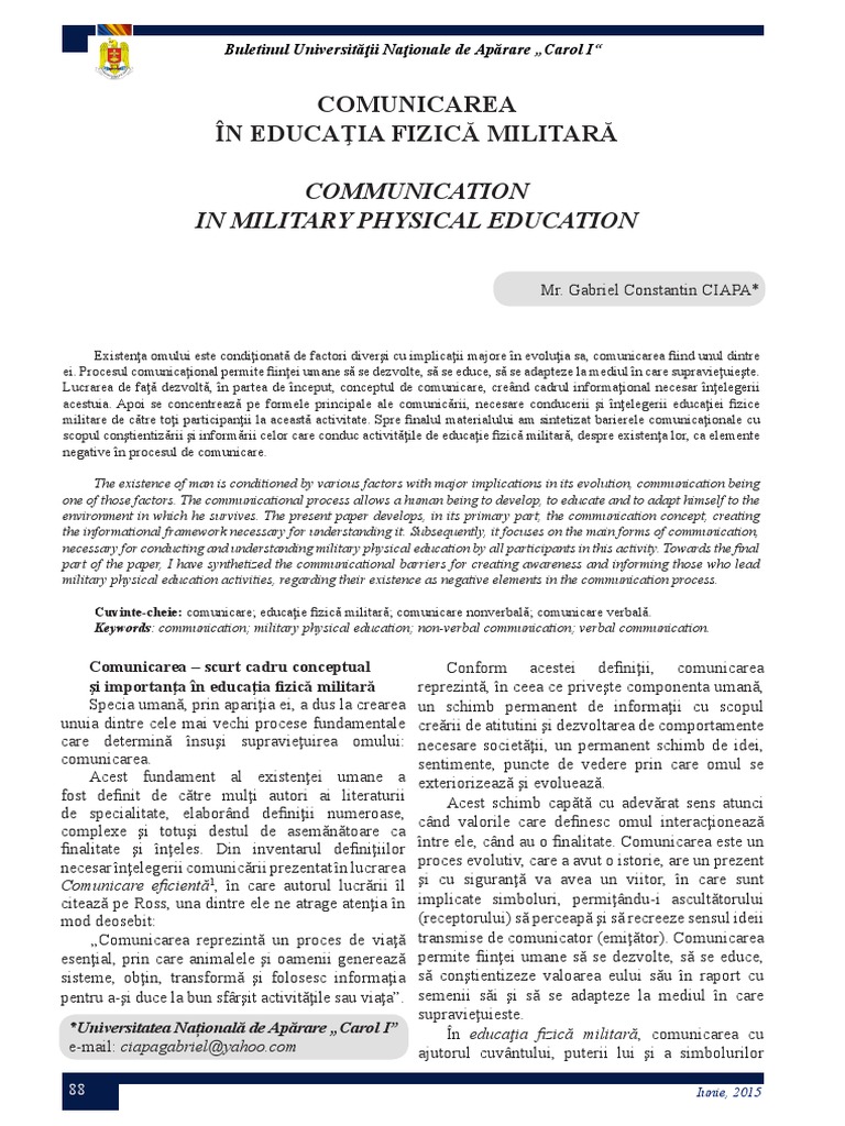 Comunicarea in Sport | PDF