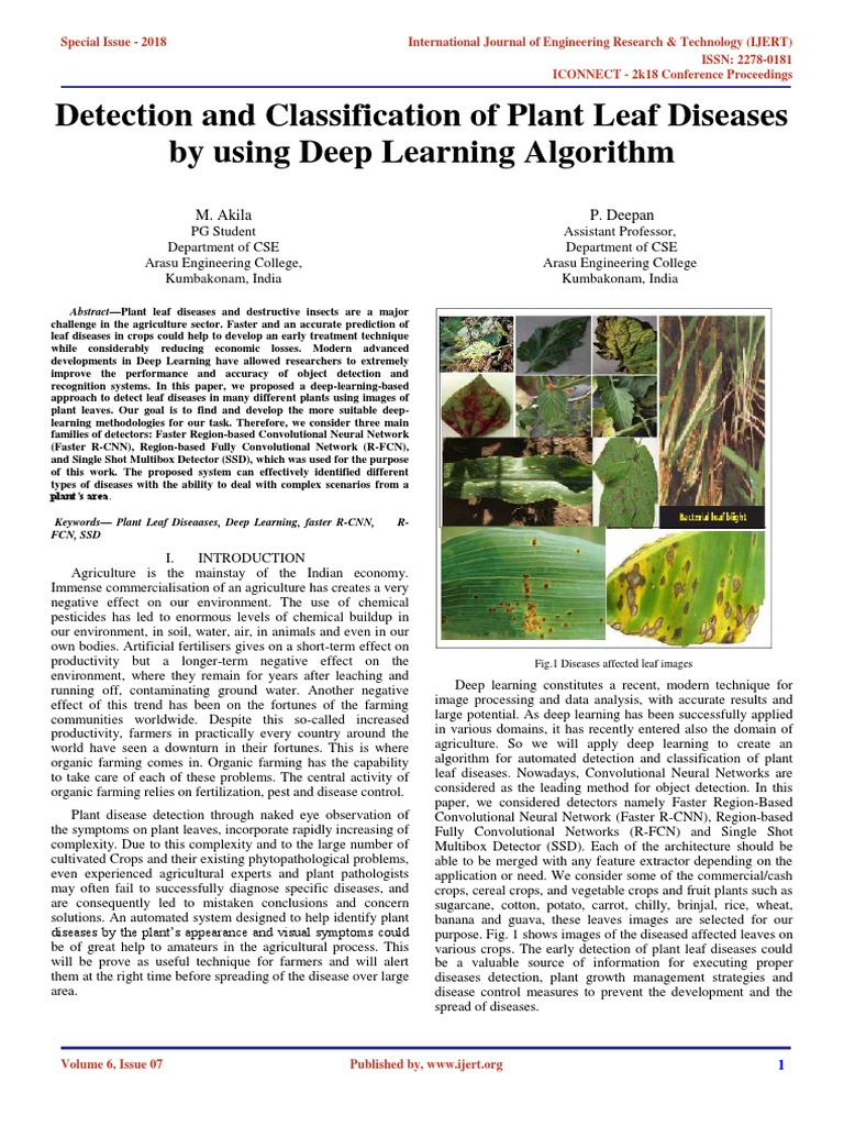 Detection and Classification of Plant Leaf Diseases by Using Deep ...