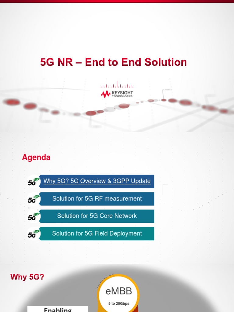 Keysight 5G - End - To - End - Solution - v2 | PDF | Mimo | Broadcast ...