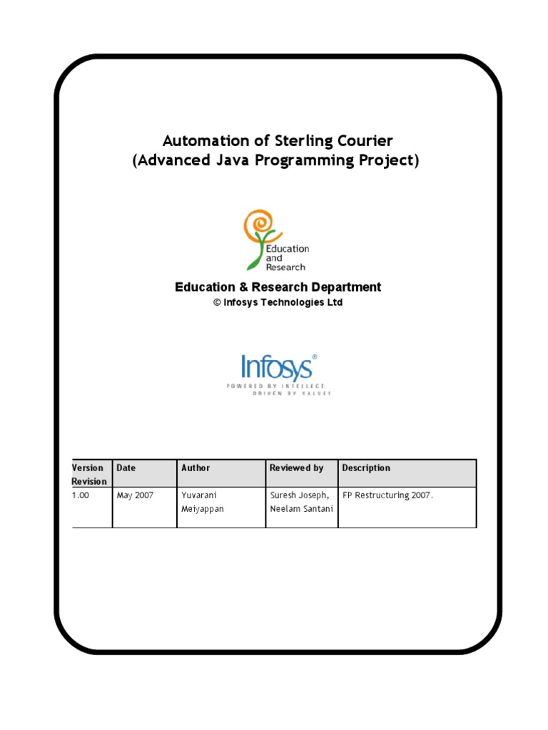 Project 06 Advanced Java Programming Ver 10 Pdf Method