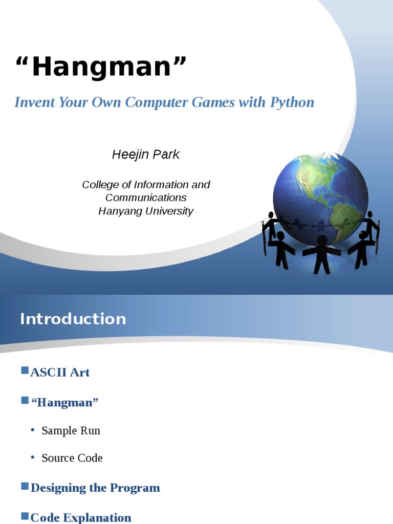 05 Hangman | PDF | Parameter (Computer Programming) | Control Flow