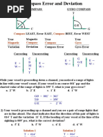 Compass Error ABC Method | PDF | Compass | Latitude