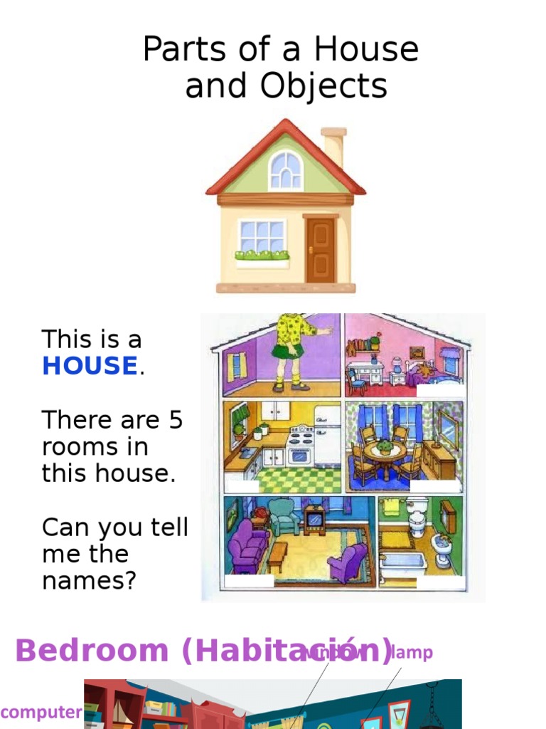Parts of A House and Objects | PDF