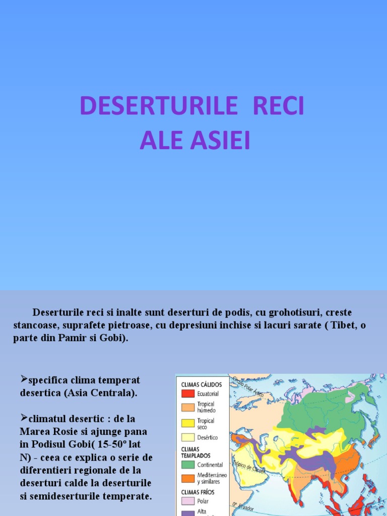 Deserturile Reci | PDF