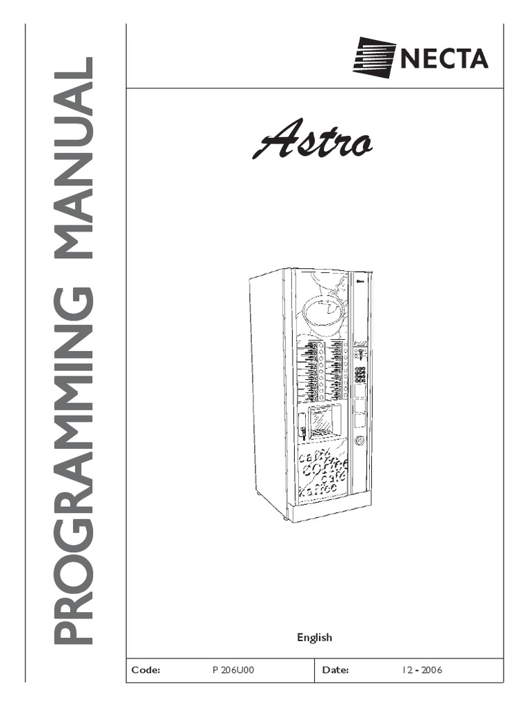 20 4 Astro Programming Manual PDF | PDF | Vending Machine | Coffee