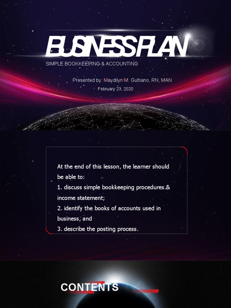 ENTREP - Simple Bookkeeping & Income Statement | PDF | Debits And Credits | Bookkeeping