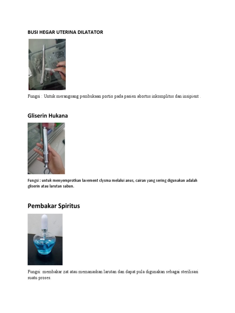 Busi Hegar Uterina Dilatator | PDF