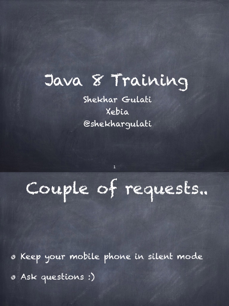Java8 Slides | Download Free PDF | Functional Programming | Anonymous Function