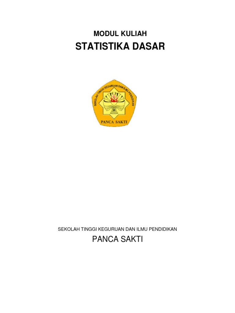 Modul Statistika Dasar Paud PS PDF | PDF