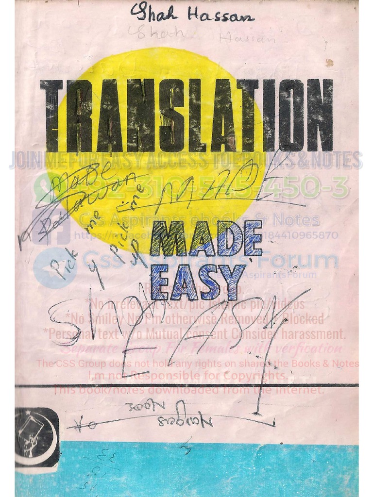 Translation Made Easy PDF | PDF